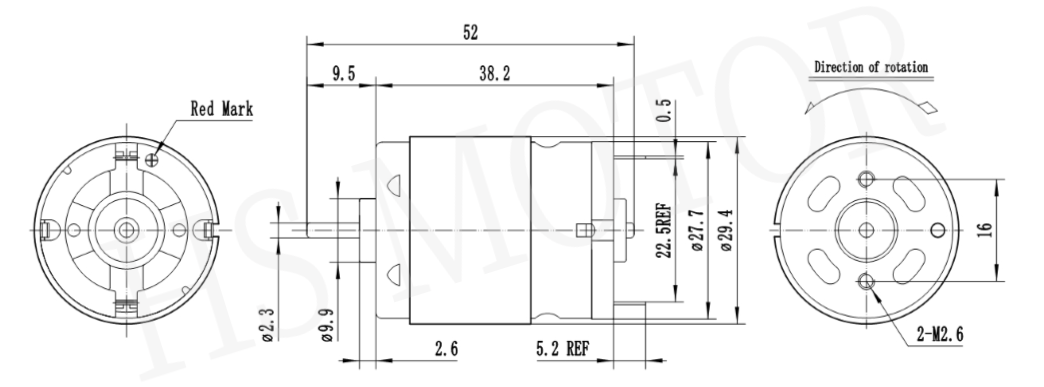 Brush DC Motor RS-380/385PA - Buy DC Motor, Micro DC MOTOR Product on ...