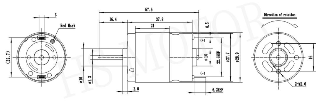 Brush DC Motor RS-380/385PH - Buy DC Motor, Micro DC MOTOR Product on ...